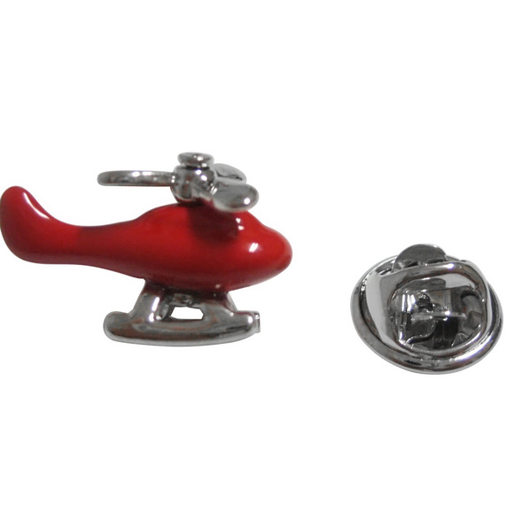 Kiola Designs | Accessories | Red Helicopter Lapel Pin | Poshmark